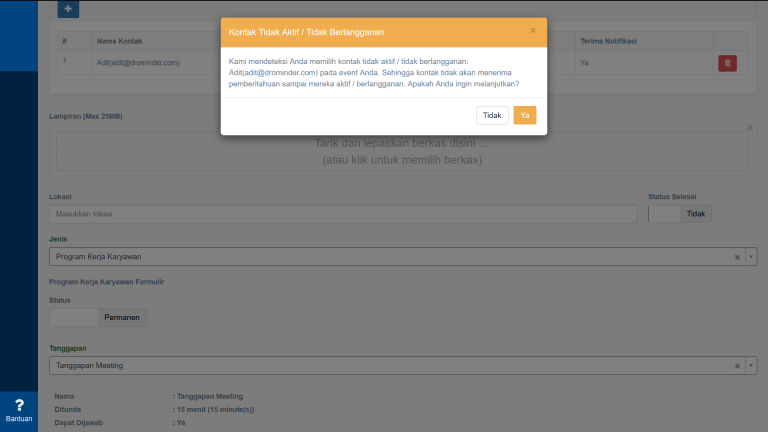 Cara Menambahkan Data Pengingat – Panduan Penggunaan